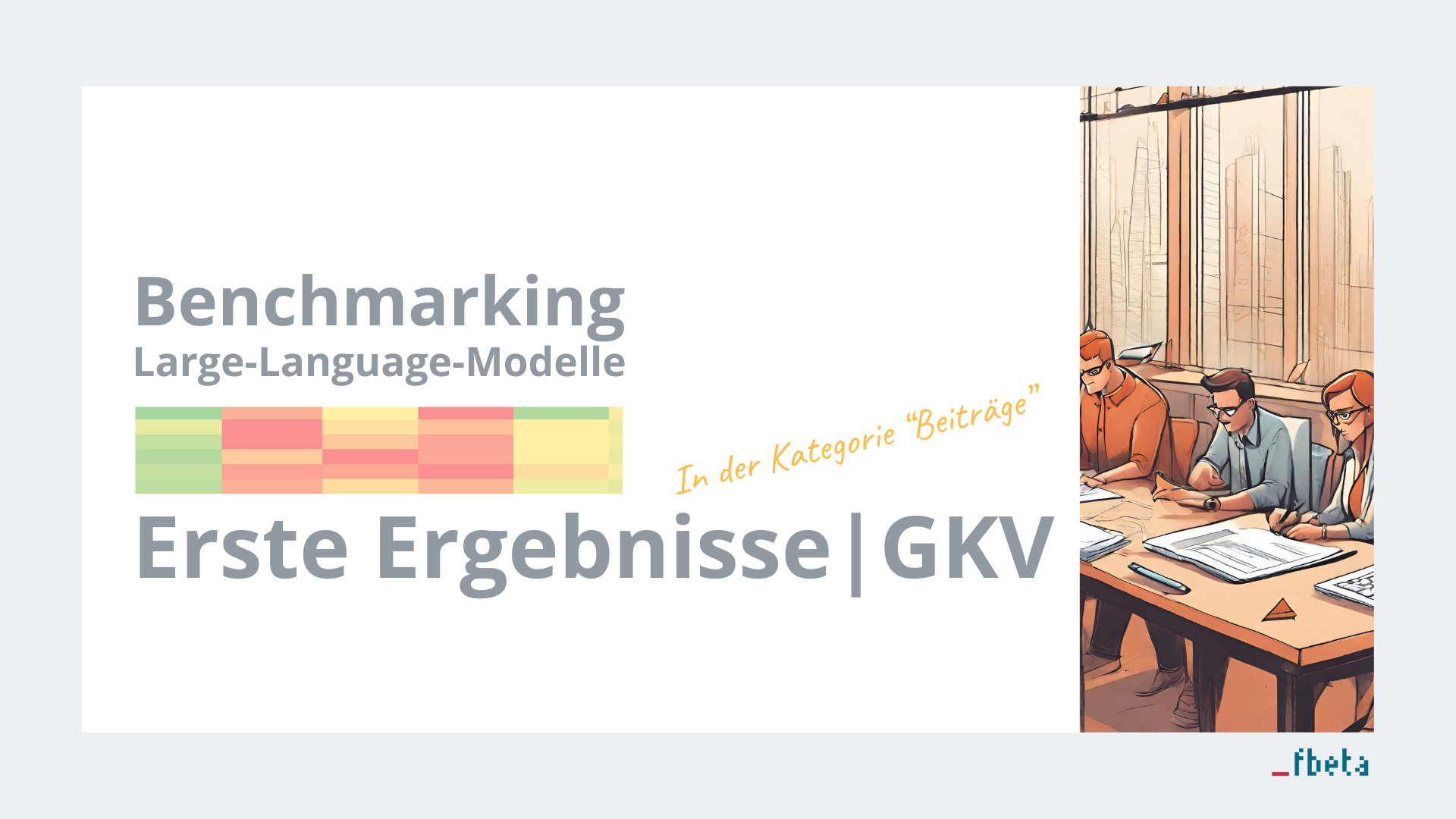 LLM-Benchmark-Tool: Ergebnisse in der Kategorie "Beiträge"